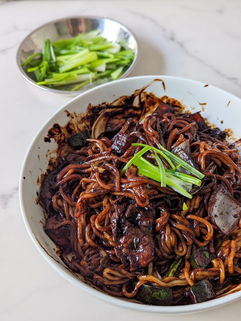 Jjajangmyeon (Noodles in blackbean sauce) – Tall Girl's Kitchen